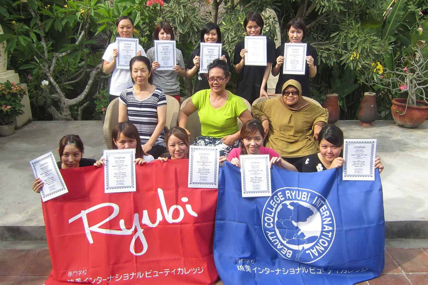 Spa Class with Ryubi Students