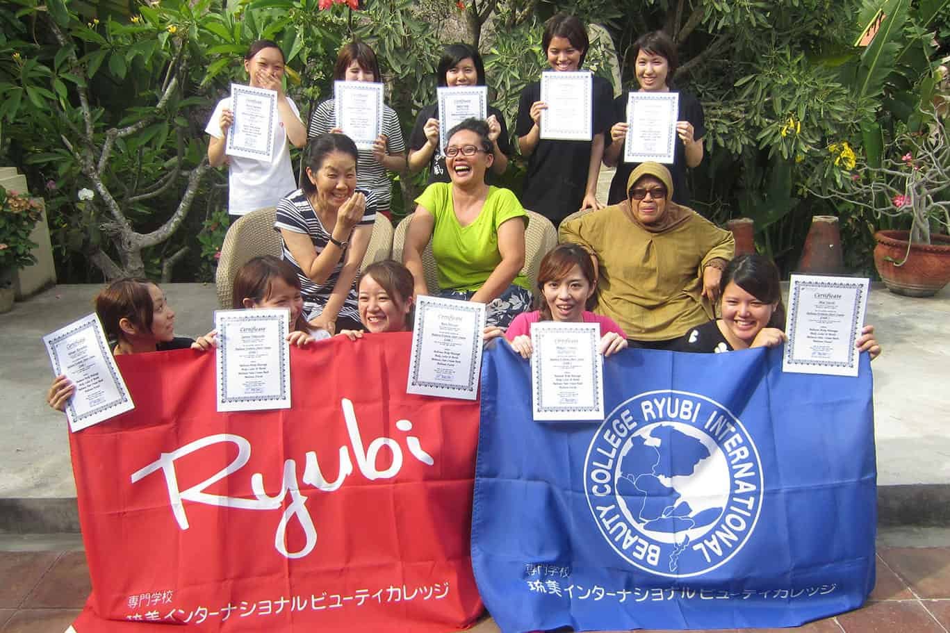 Spa Class with Ryubi Students